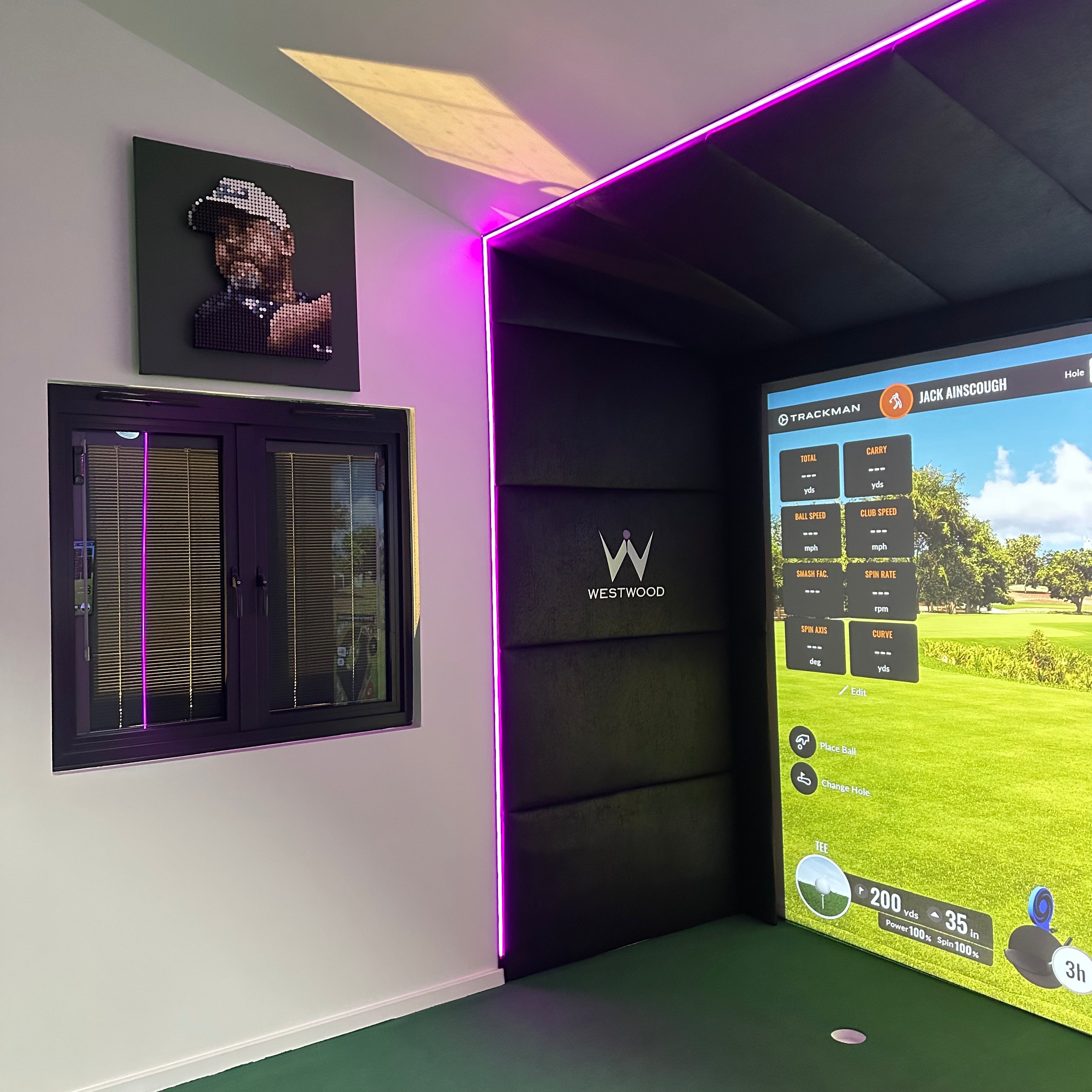HANDMADE GOLF SIMULATOR WALL PANELS – JACKS GOLF